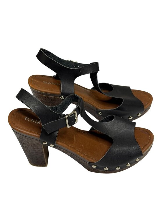 Rampage | Shoes | Rampage Quendele T Strap Sandals Shoes Faux Leather ...